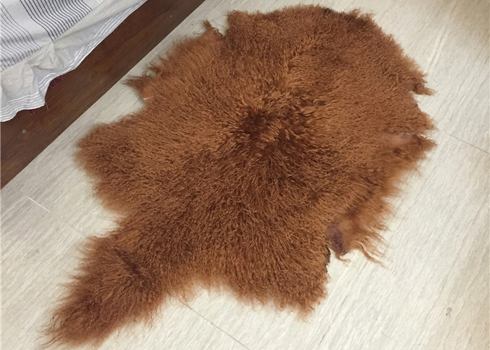 Manta blanca grande piel mongol/tibetana del 100% de la zalea del pelo ...